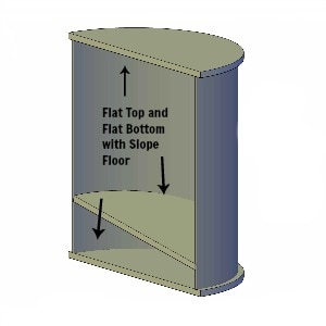 Flat Top and Flat Bottom with Slope Floor - Houston Polytank