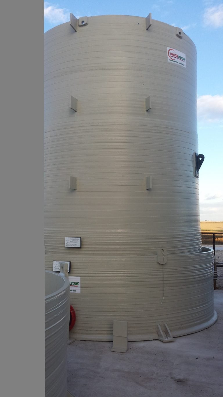 12,000 GAL PE Tank with Open Top Containment Tank (2) - Houston Polytank